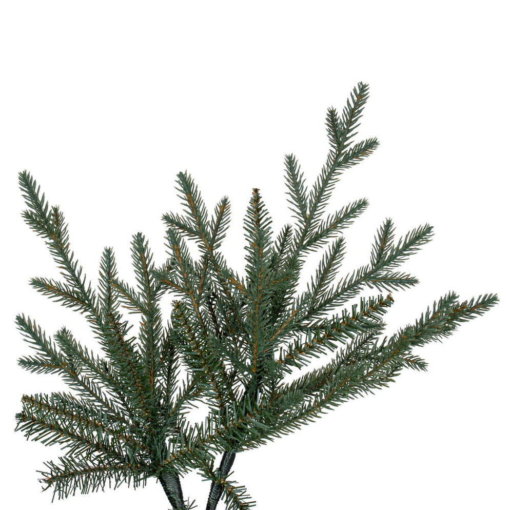 7'6"Hx50"W PE Slim Itasca Fraser Artificial Christmas Tree, Unlit ...