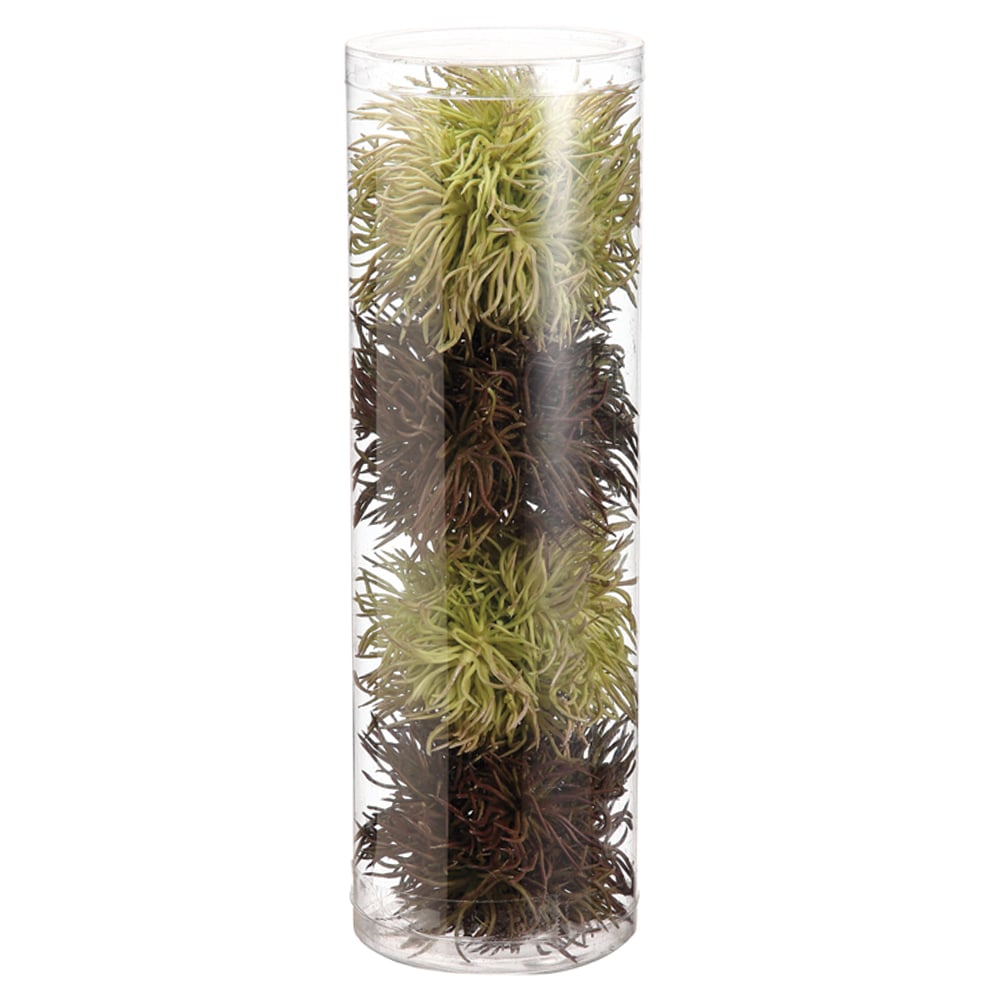 3.5" Boxed Chestnut Ball-Shaped Artificial Topiary -2 Tone Green ...
