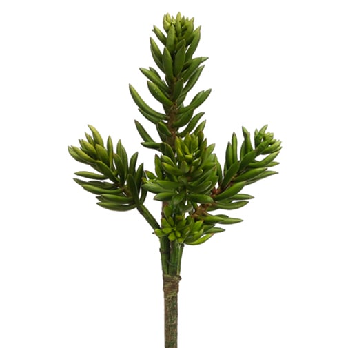 16" Senecio Artificial Stem -Green | Succulent Plants Unpotted — Silks ...