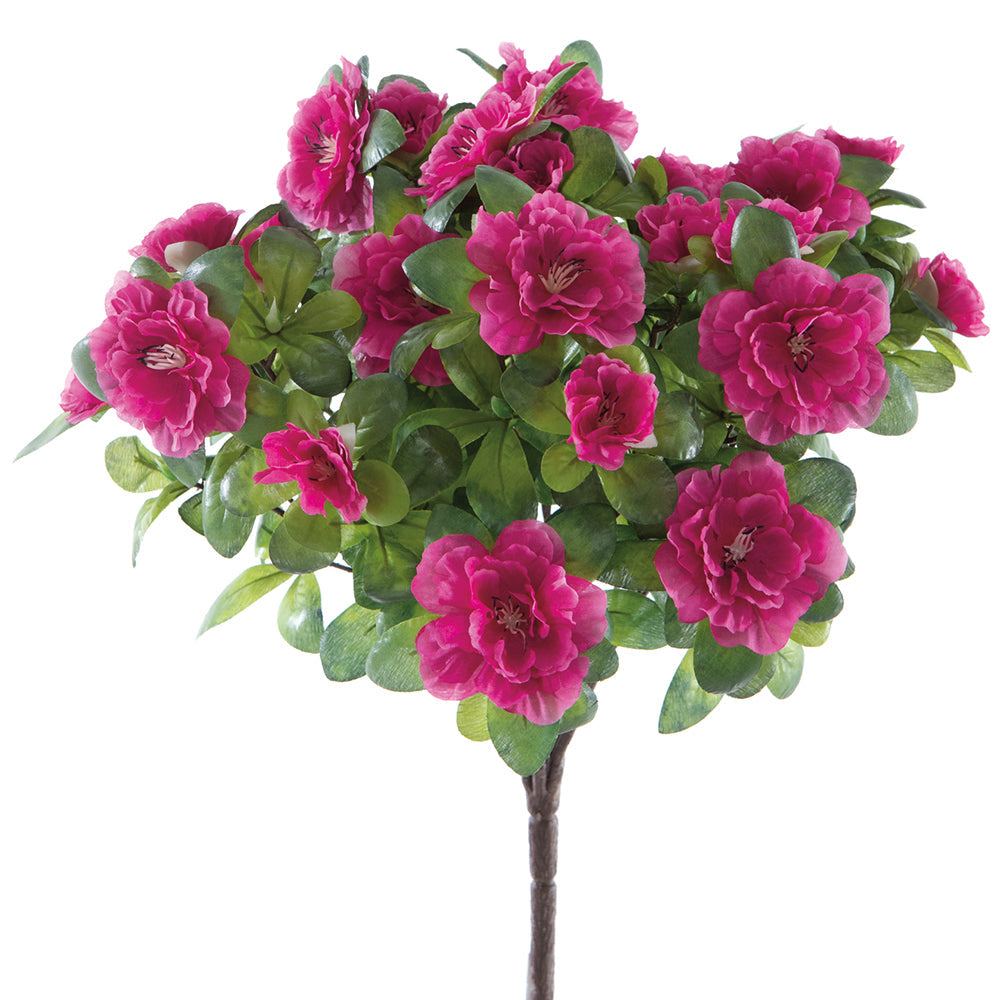 16" Silk Azalea Flower Bush -Beauty | Azalea Flowers — Silks Are Forever