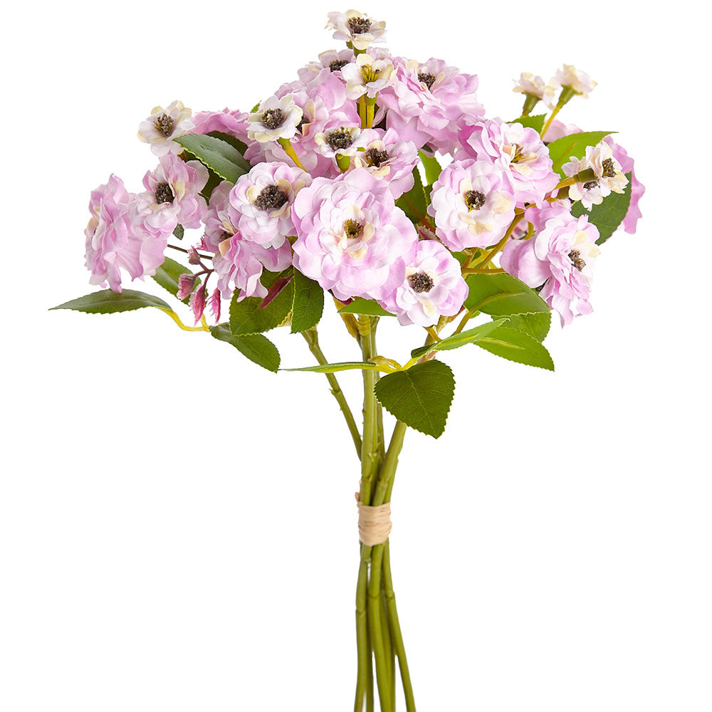 13" Silk Rose Flower Stem Bundle -Lavender | SilksAreForever.com ...