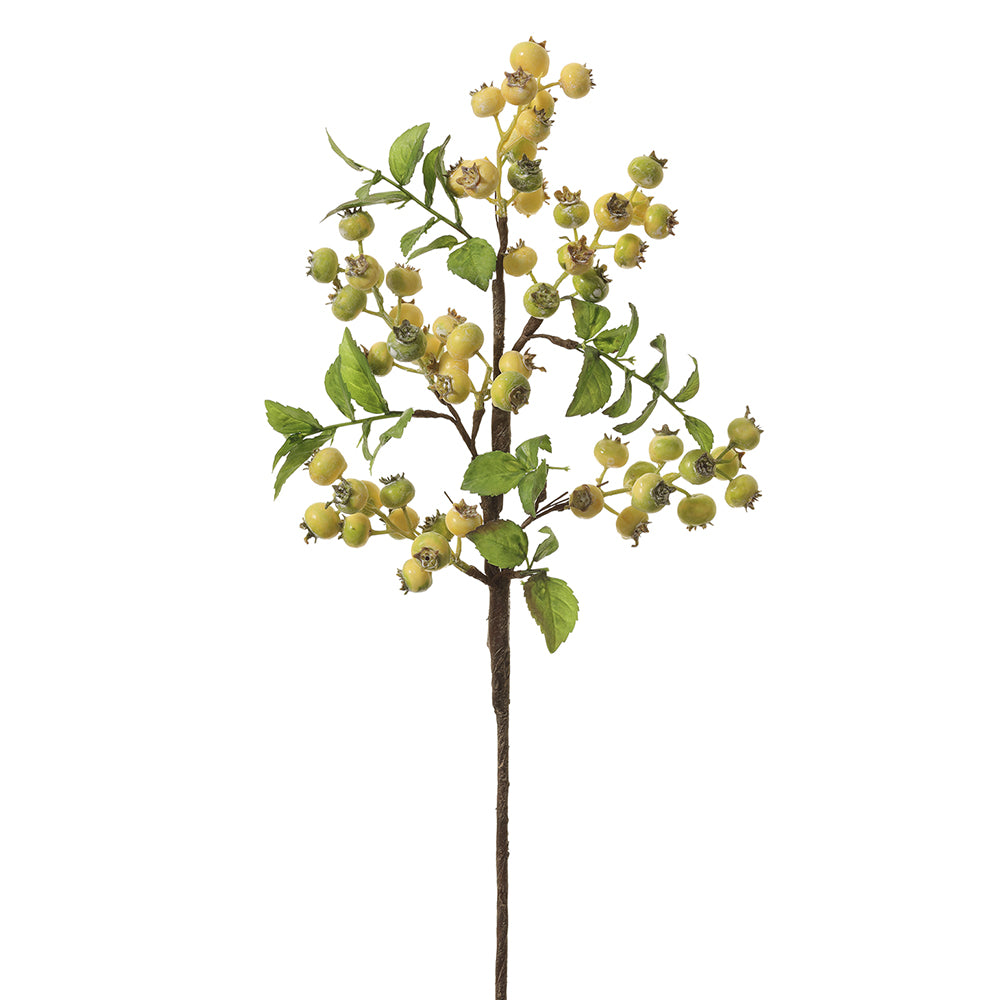 20" Artificial Berry Stem -Green | Berry Stems | SilksAreForever.com ...