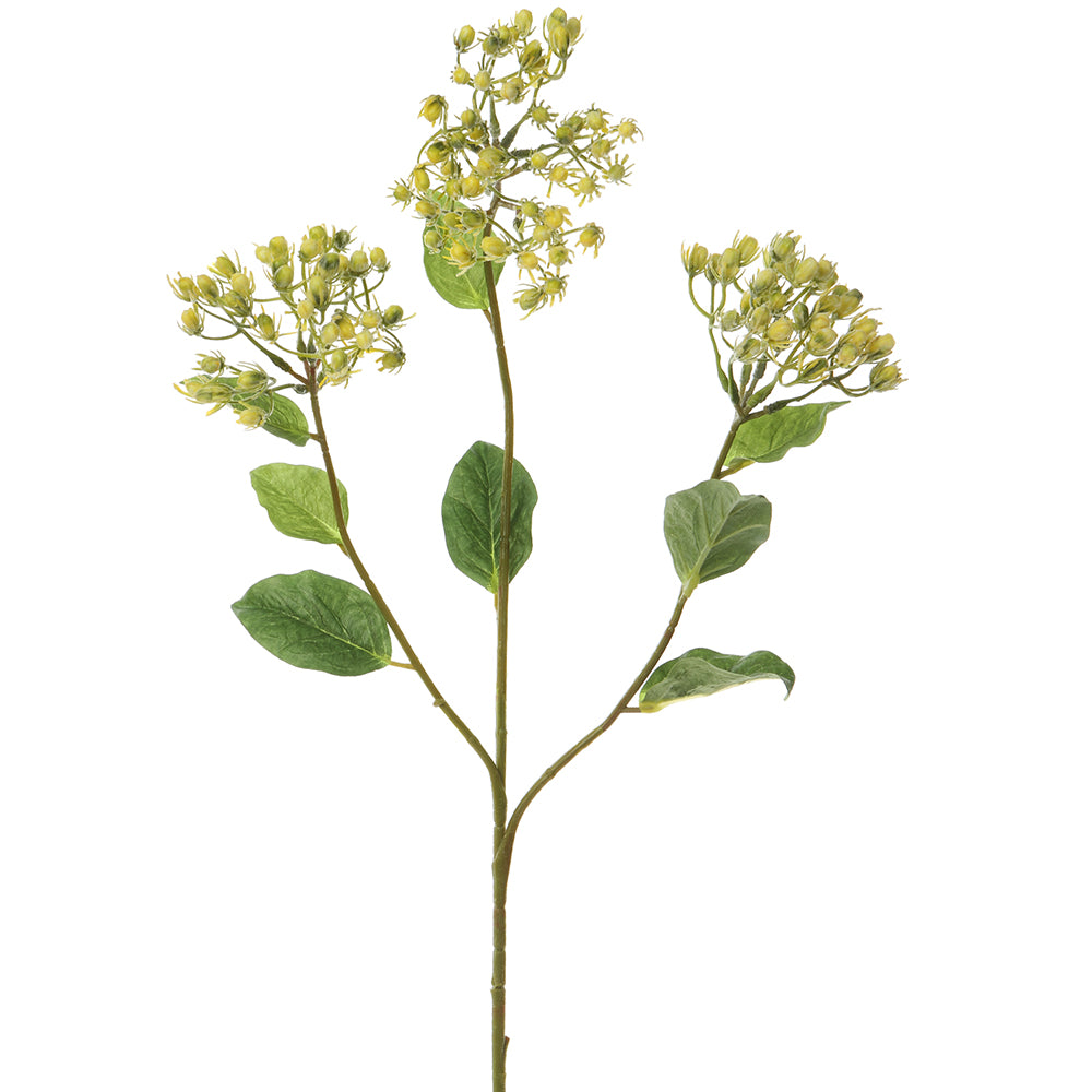 31" Artificial Hypericum Berry Stem -Yellow | Berry Stems — Silks Are ...