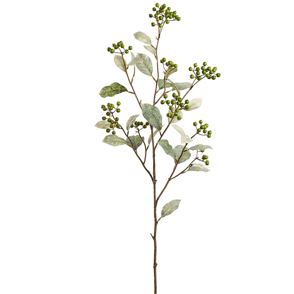 41" Berry Artificial Stem -Green | Berry Stems | SilksAreForever.com ...
