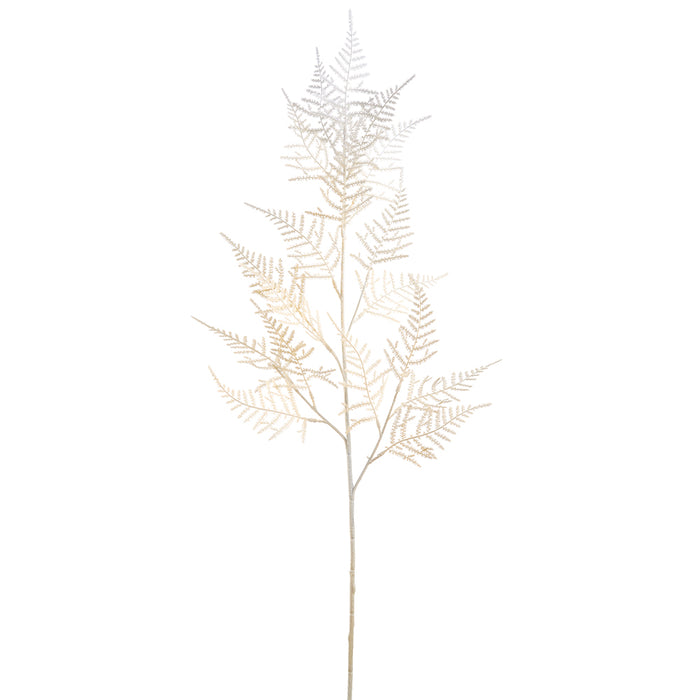 31.5" Artificial Cypress Leaf Stem -Cream | Tree Branch Stems — Silks ...