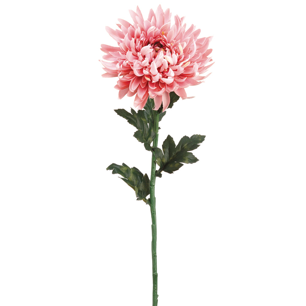24" Silk Chrysanthemum Flower Spray -Mauve | Mum Stem — Silks Are Forever