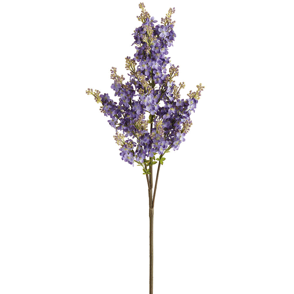 30" Lilac Silk Flower Stem -Purple | Lilac Stem | SilksAreForever.com ...