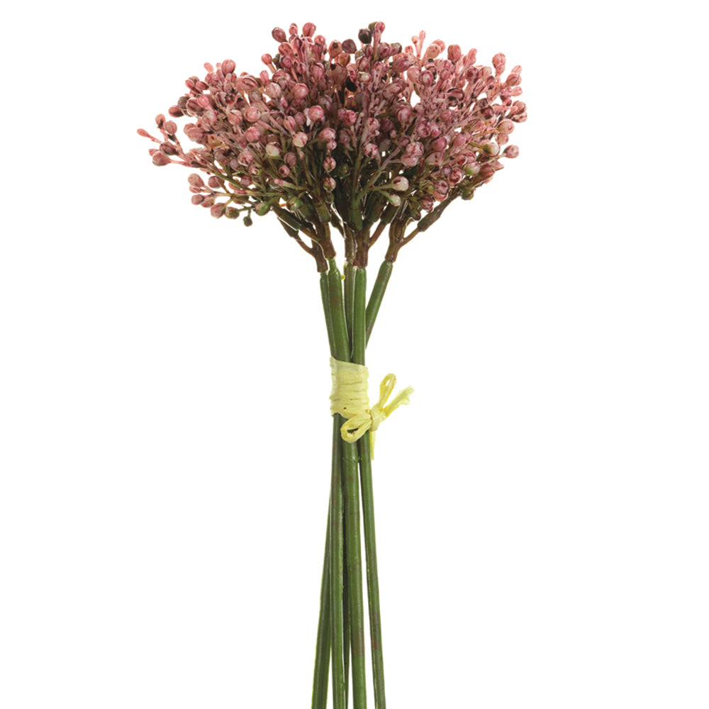 9" Sedum Artificial Flower Stem Bundle -Mauve/Green | Sedum Stem ...