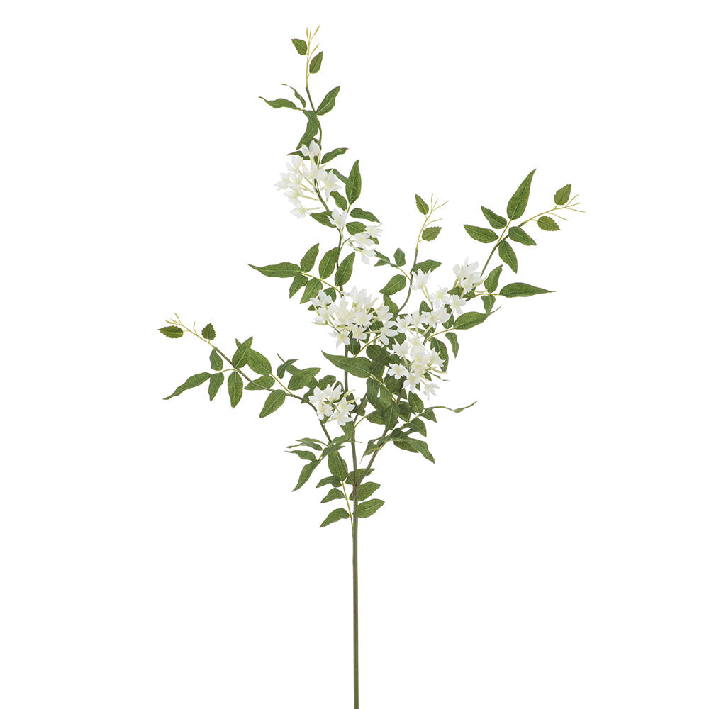 43" Stephanotis Silk Flower Stem -White | Stephanotis Stem — Silks Are ...