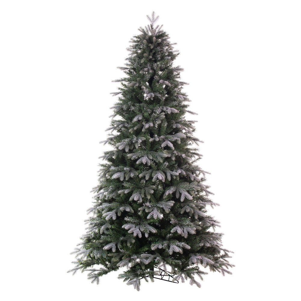 9'Hx66"W PE Frosted Douglas Fir Artificial Christmas Tree, Unlit ...