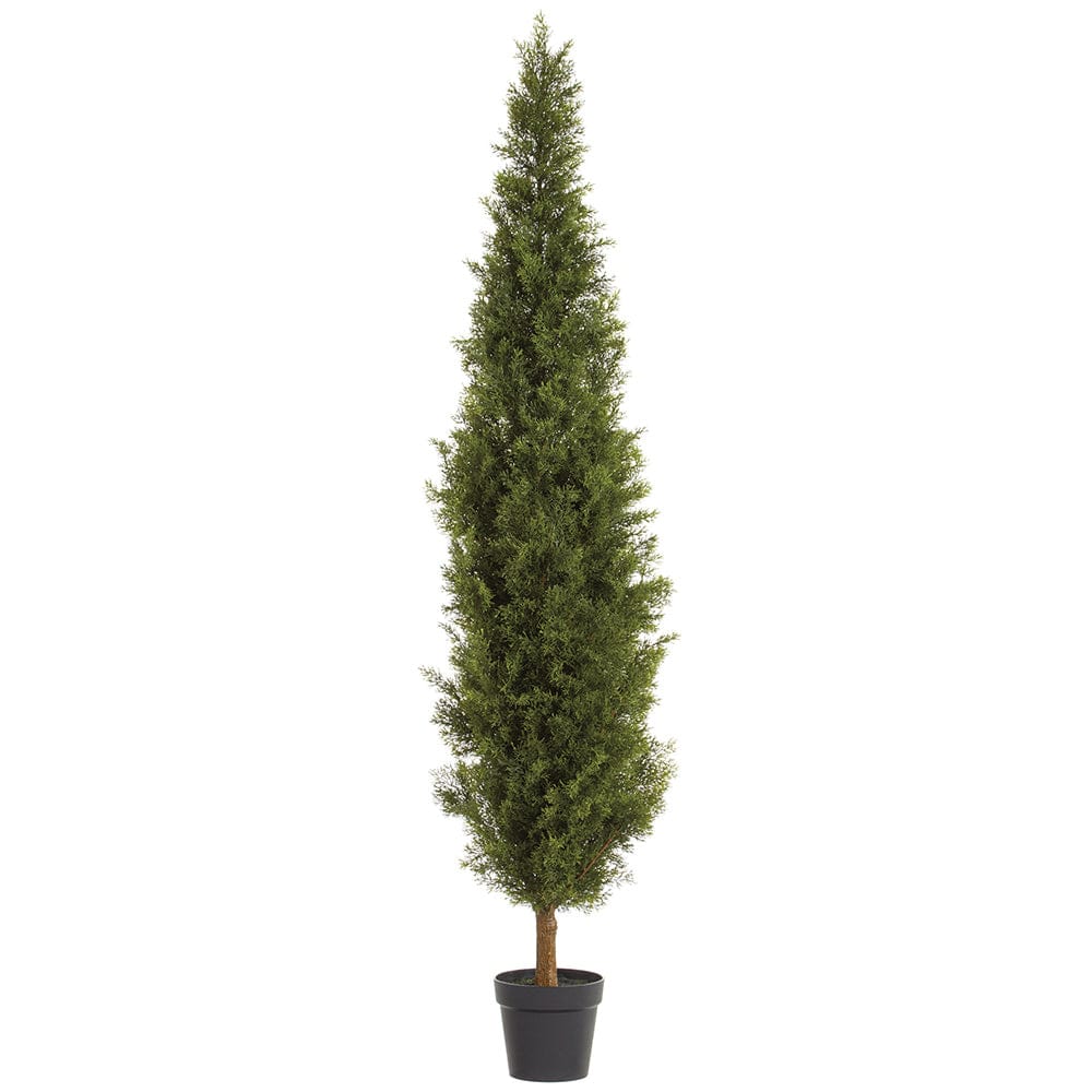 6' Cypress Cone-Shaped Artificial Topiary Tree w/Pot -Green — Silks Are ...