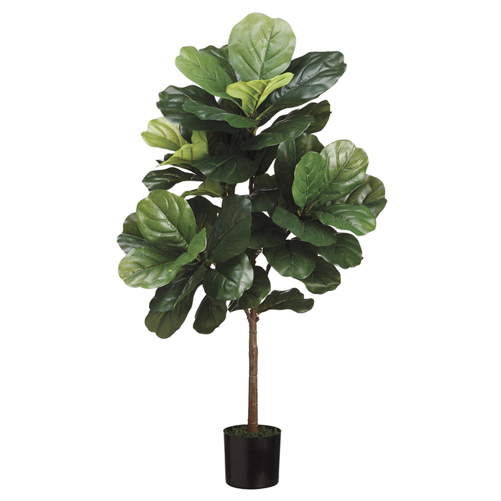 3' Fiddle Leaf Fig Silk Tree w/Pot -Green | SilksAreForever.com — Silks ...
