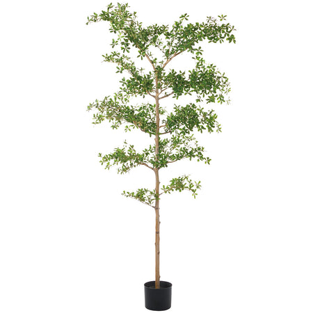 8' Shady Lady Olive Silk Tree w/Pot -Green | Olive Trees — Silks Are ...