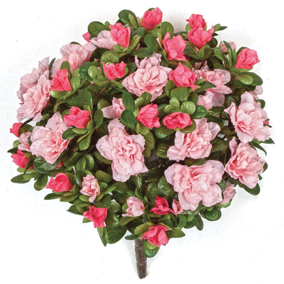 12" Artificial Azalea Flower Bush -Pink | Azalea Flowers — Silks Are ...