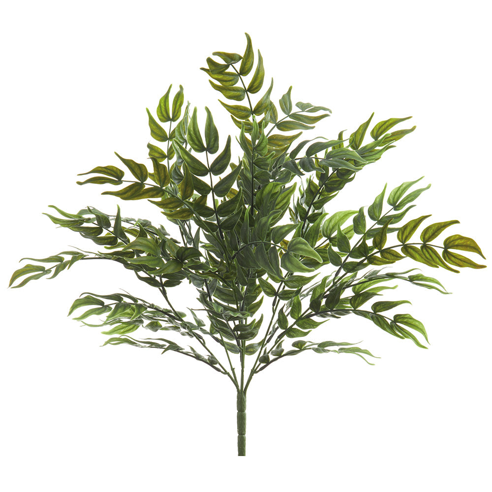19" Silk Smilax Leaf Stem -Green | Tree Branch Stems — Silks Are Forever
