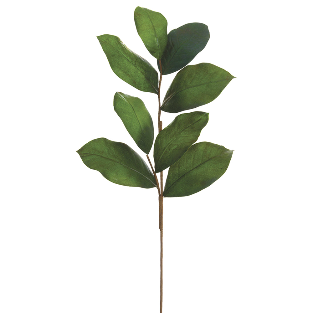 26" Magnolia Leaf Silk Stem -Green | Everyday & Garden Stems — Silks ...