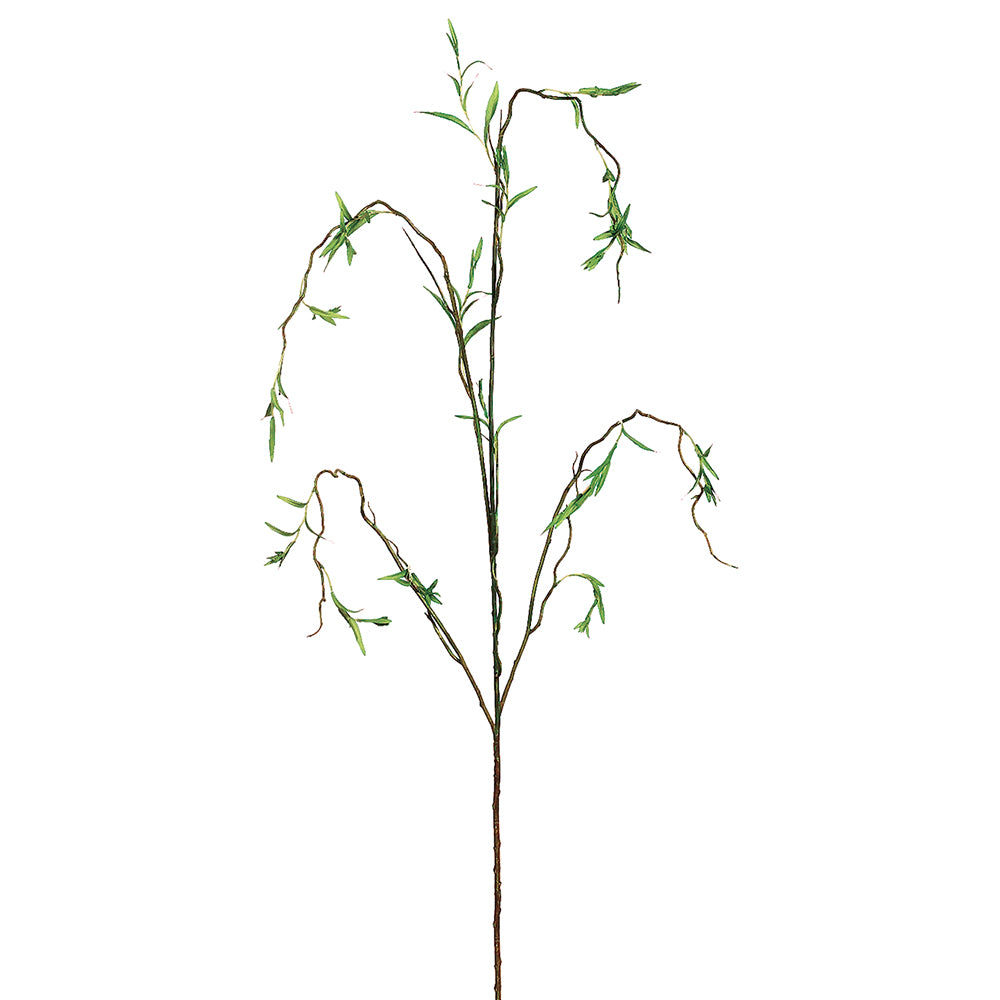 46" Artificial Curly Willow Stem -Brown/Green | Twigs & Branch Stems ...