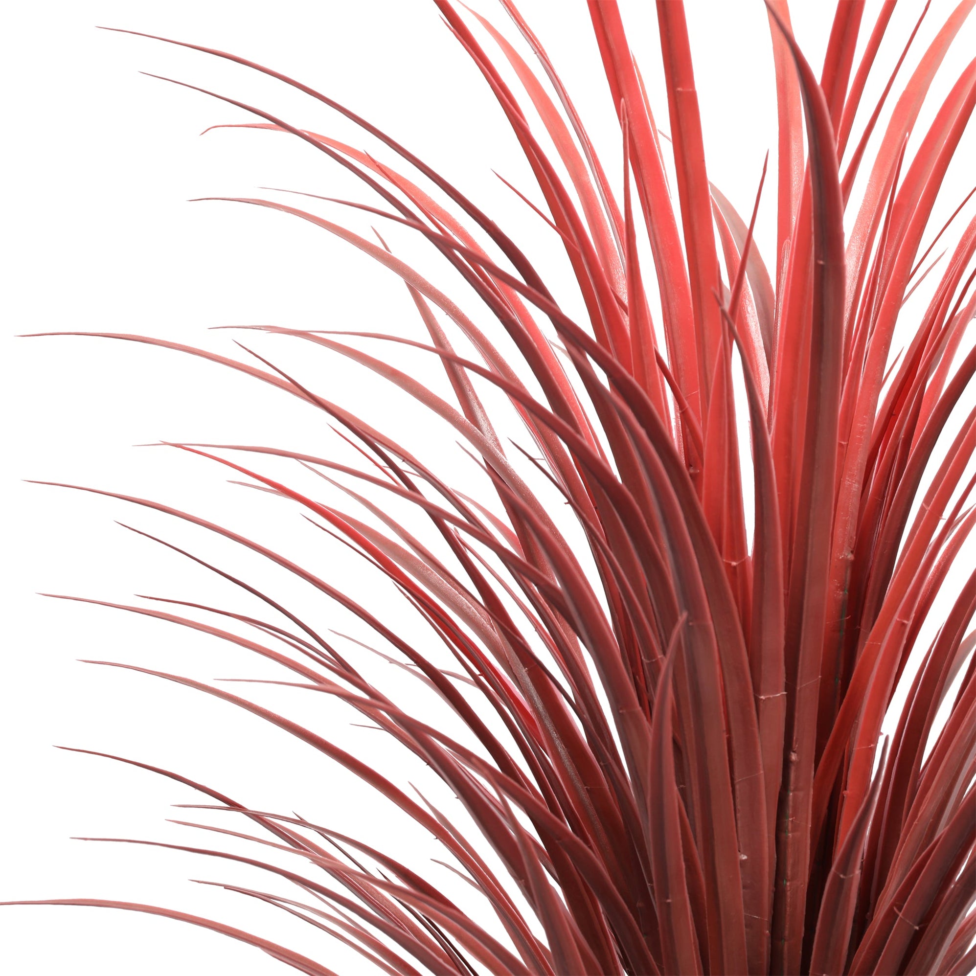 39" Outdoor UV-Proof Artificial Yucca Grass Plant w/Pot -Burgundy ...