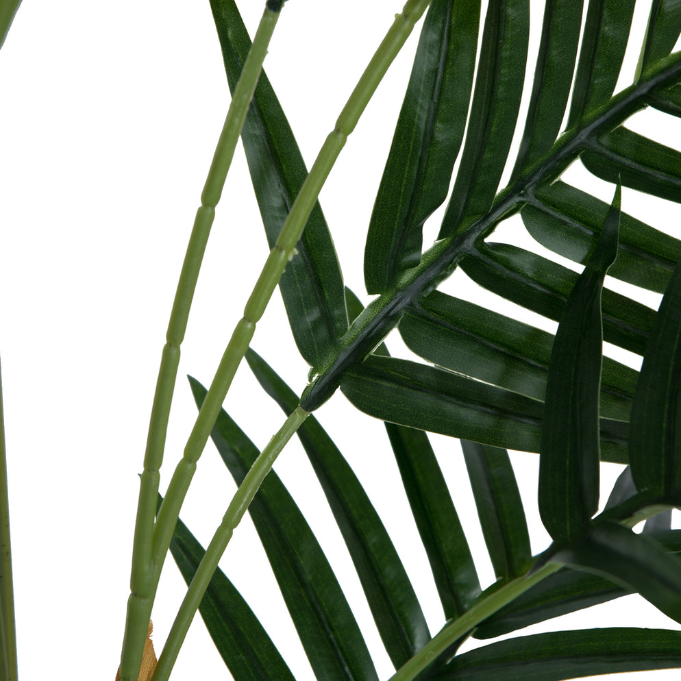 5'10" Real Touch Fern Palm Silk Tree w/Plastic Pot -Green — Silks Are ...