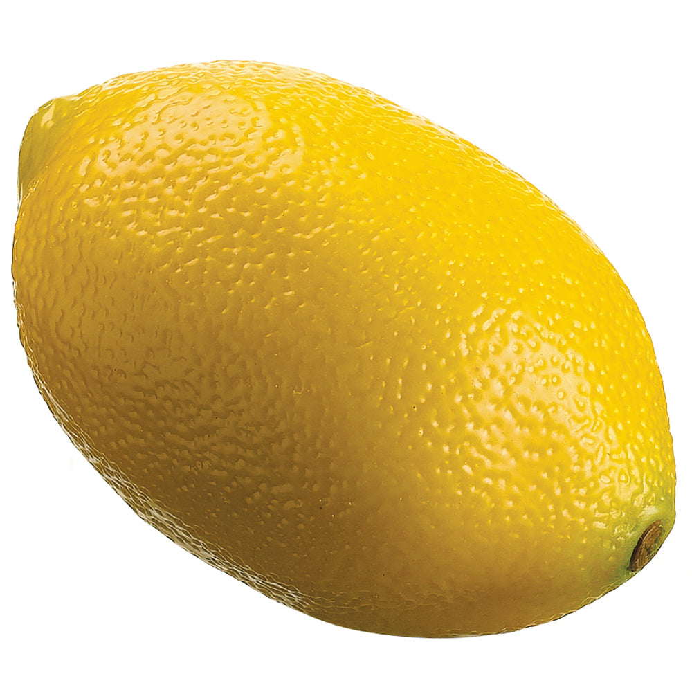 3" Artificial Weighted Natural Touch Lemon -Yellow | Artificial Fruits ...