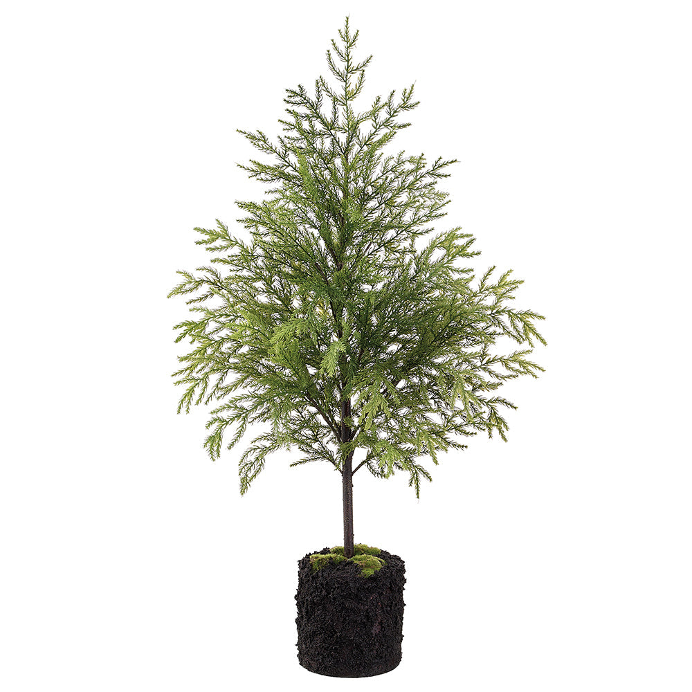 45" Artificial Spruce Tree w/Soil & Moss -Green | SilksAreForever.com ...