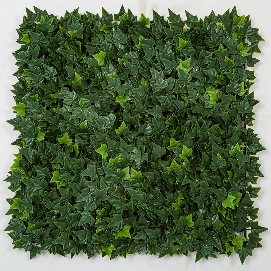 20"x20" Living Wall UV-Proof Outdoor Faux English Ivy Mat -Green ...