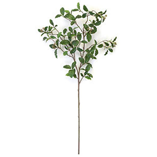 31" Artificial Oak Branch Stem -Green | Tree Branch Stems — Silks Are ...